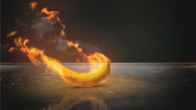 The Burning Banana - melantonio
